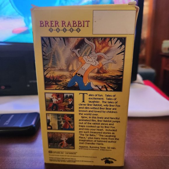Brer Rabbit | Media | Vintage Brer Rabbit Tales Vhs Children Stories ...